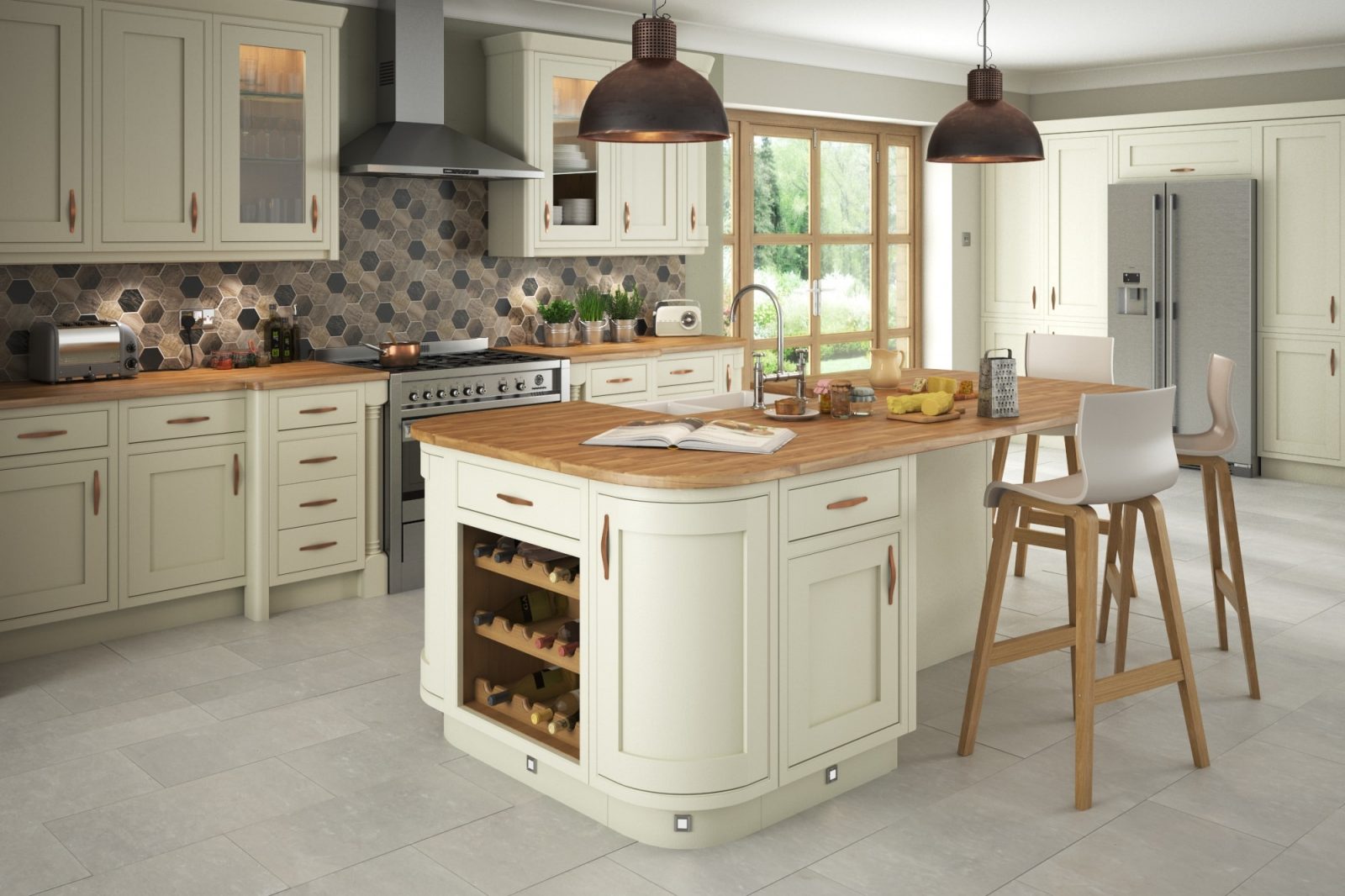 CHATSWORTH In Frame Kitchen | Four Shires Kitchens